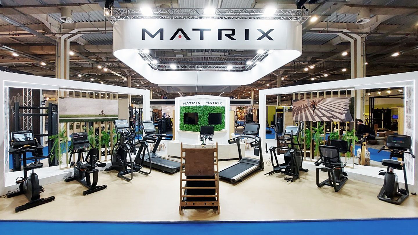 Theta design & construction | Exhibition stands - Xenia, Matrix Fitness