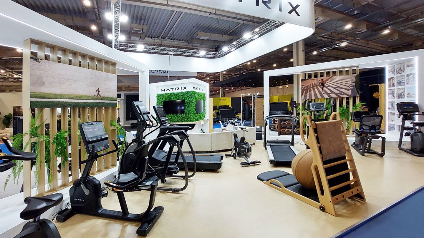 Theta design & construction | Exhibition stands - Xenia, Matrix Fitness